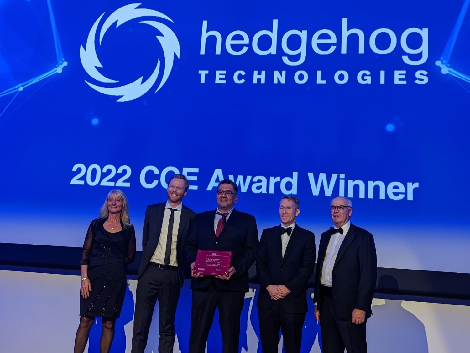 UPDATED PRESS RELEASE: Hedgehog Technologies Wins Two Canadian Consulting Engineer Awards